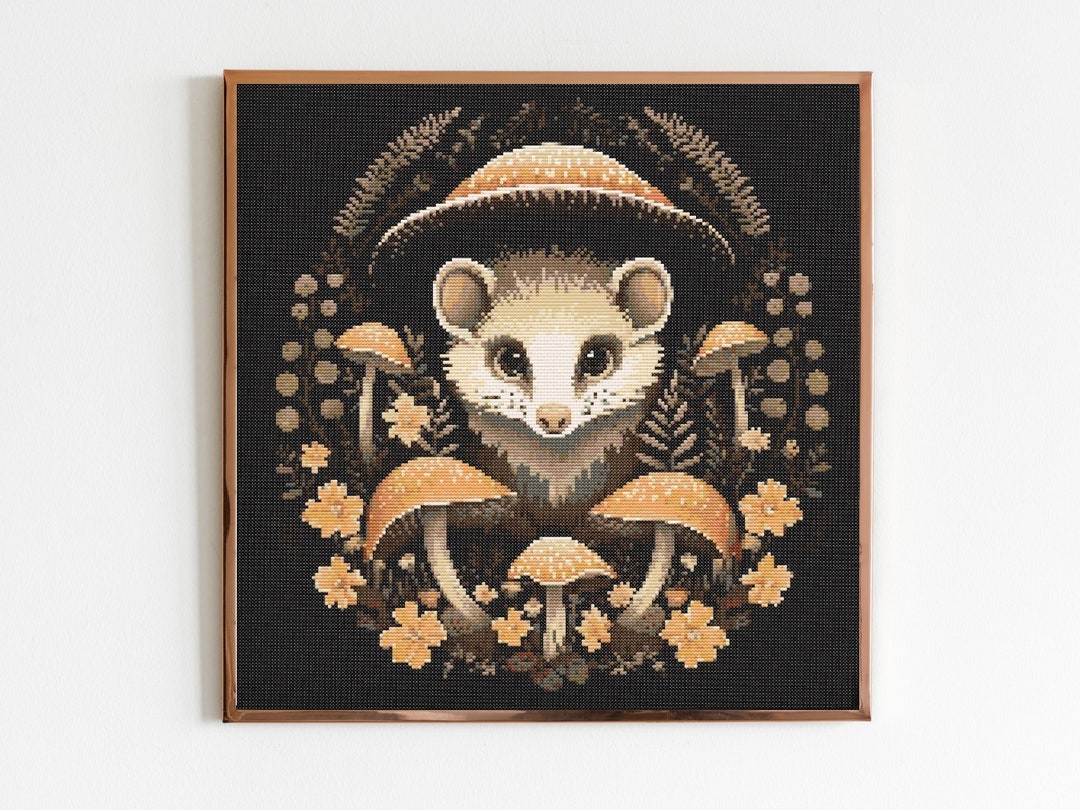 Possum Cross Stitch Pattern Sewing Modern Embroidery Instant Download ...