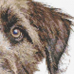 Irish Wolfhound Dog Cross Stitch Pattern Sewing Embroidery DMC Wildlife ...
