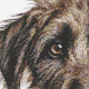 Irish Wolfhound Dog Cross Stitch Pattern Sewing Embroidery DMC Wildlife ...