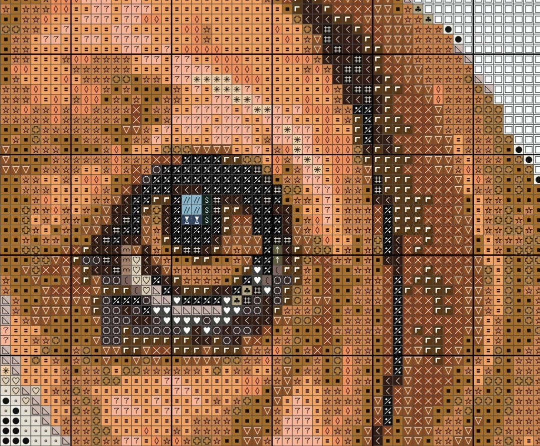 Beagle Dog Cross Stitch Pattern Sewing Embroidery DMC Wildlife Africa ...