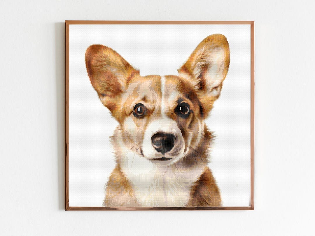 Corgi Cross Stitch Pattern Sewing Embroidery DMC Wildlife Africa Animal ...