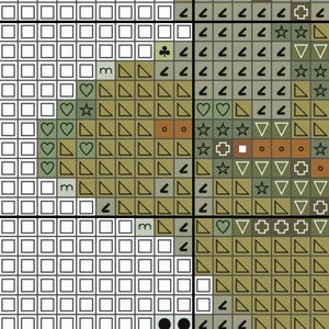 Oak Tree Branch With Acorn Cross Stitch Pattern Counted Sewing Modern ...