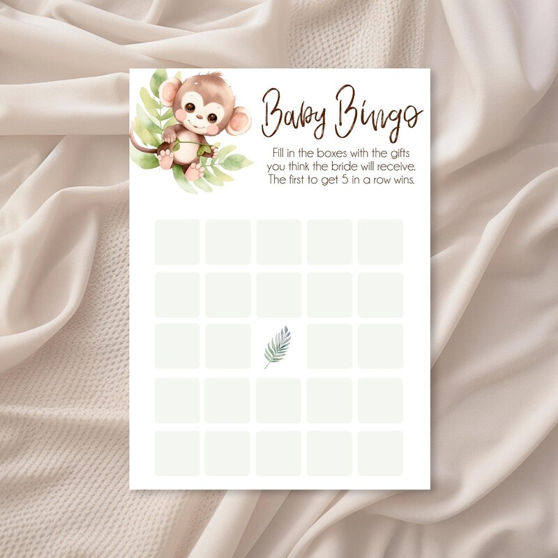 Baby Shower Monkey - Etsy