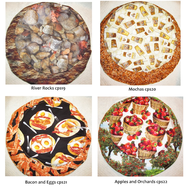 Plate Cozy / Cozies Set, (grp 2) Set of 2 (one Large Plate Cozy & 1 ...