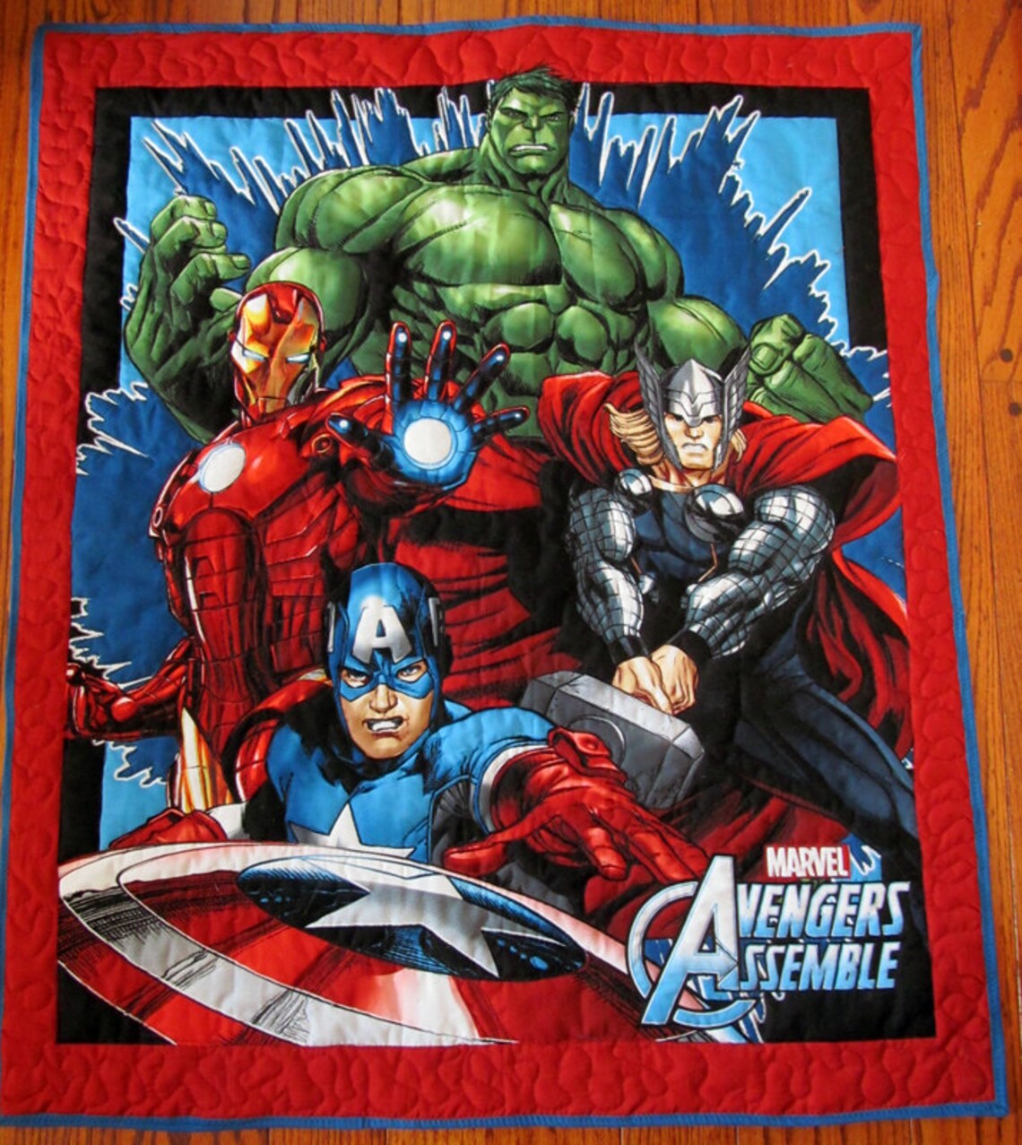 Marvel Avengers Assemble Quilt. Quilt Boy Quilt Child Quilt - Etsy