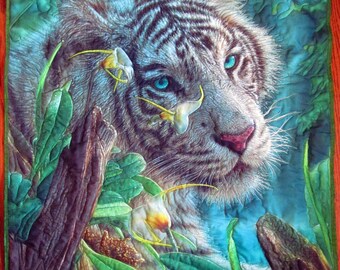 Tiger Quilt Panel - Etsy