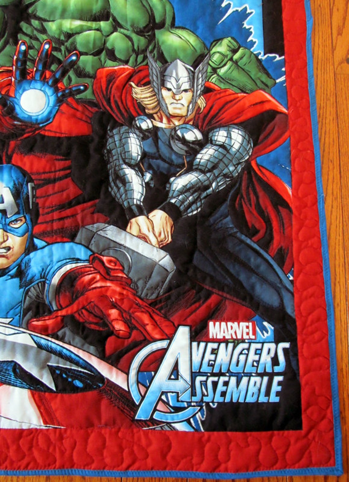 Marvel Avengers Assemble Quilt. Quilt Boy Quilt Child Quilt - Etsy