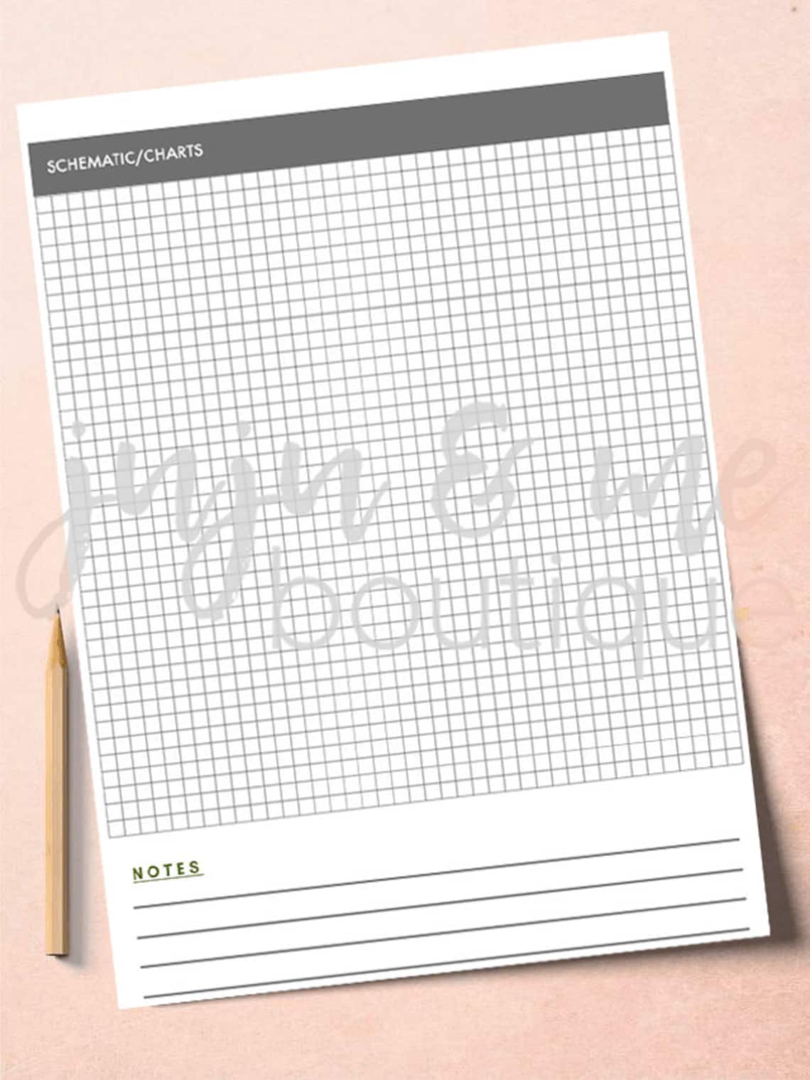 PRINTABLE Project Journal Pages for Crochet and Knitting Project ...