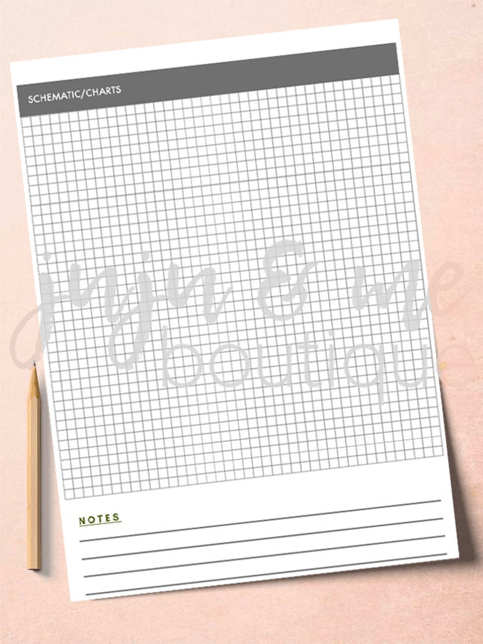 PRINTABLE Project Journal Pages for Crochet and Knitting Project ...