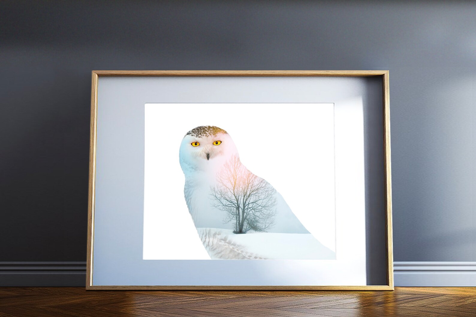 The Snowy Owl Print Owl Print Bird Wall Art Animal Prints - Etsy