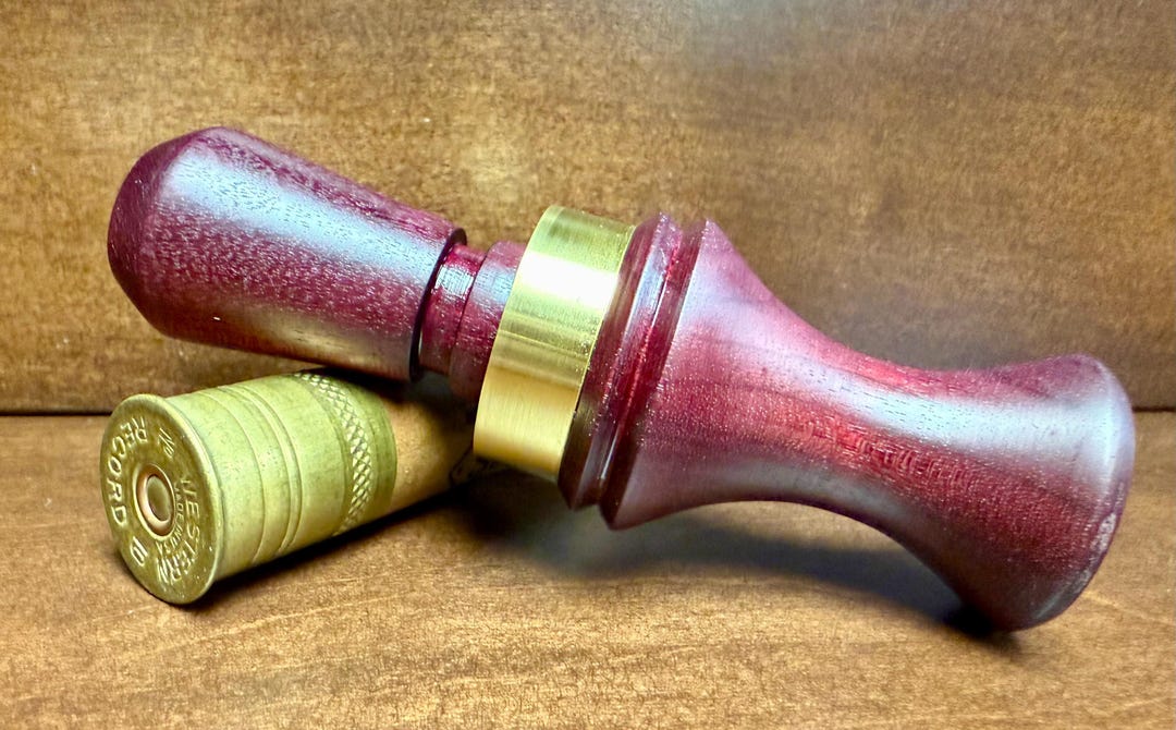 Duck Call Purple Heart Wood - Etsy