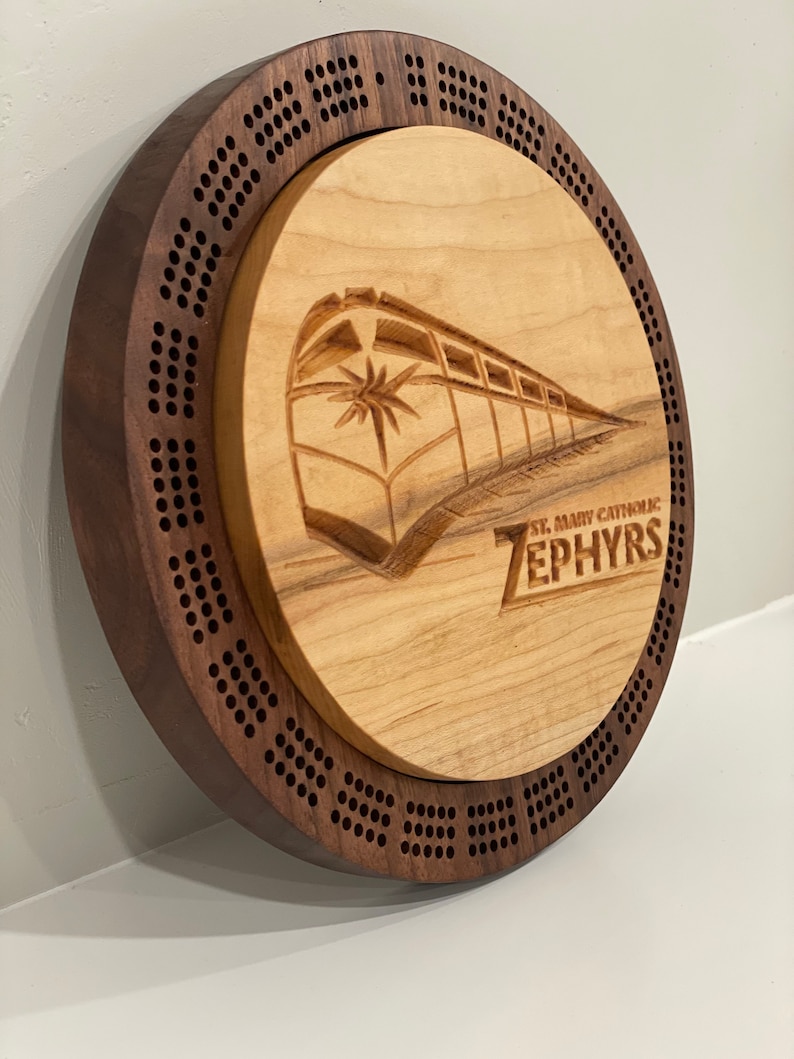 Cribbage Board Custom Logo - Etsy