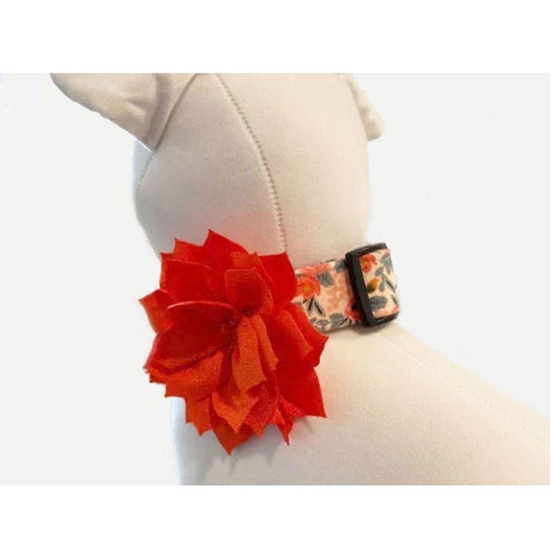 Dog Collar Flower - Etsy