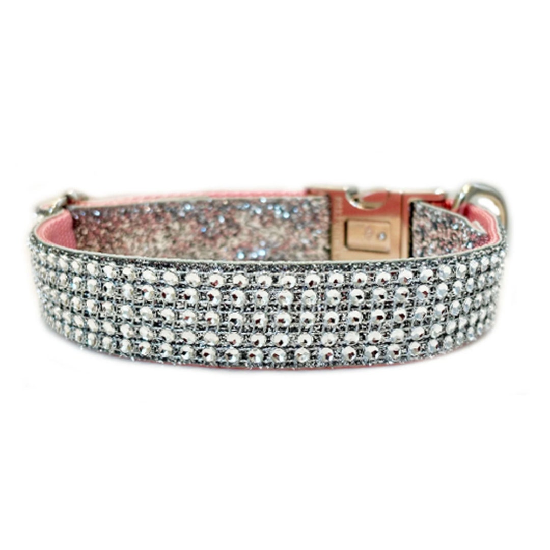 Pink Rhinestone Dog Collar: Glitter Bling Pet Collar - Etsy