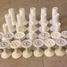 Crafters’ Delight: Set of 30 Empty Plastic Thread Spools for DIY ...
