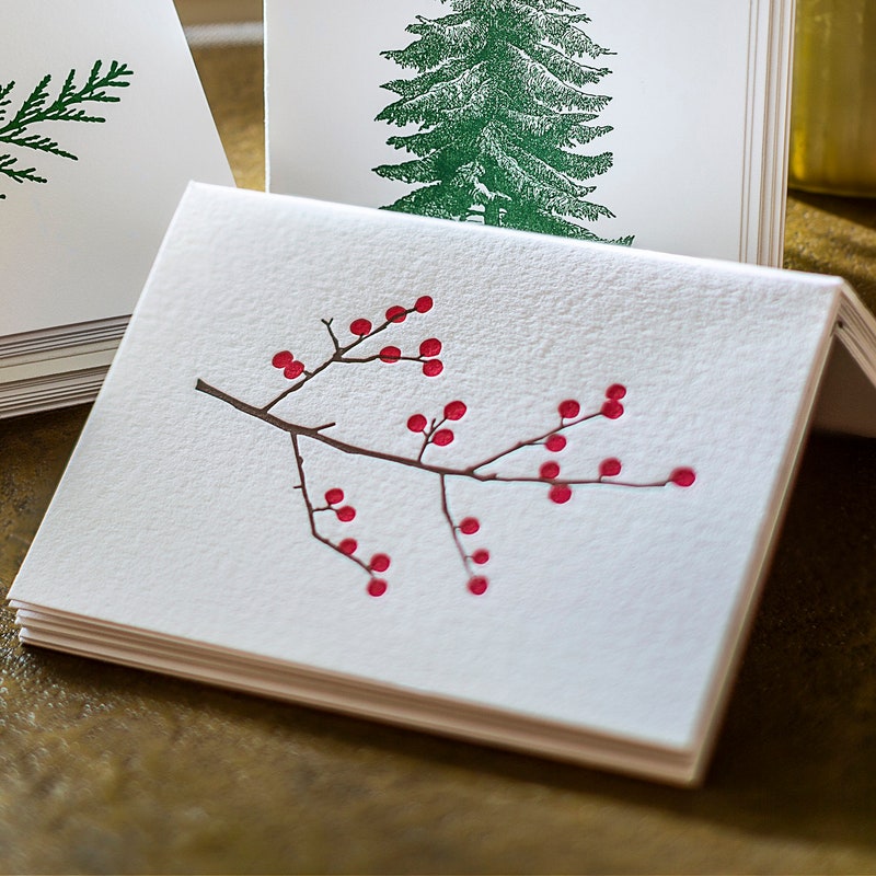 Letterpress Cards - Etsy