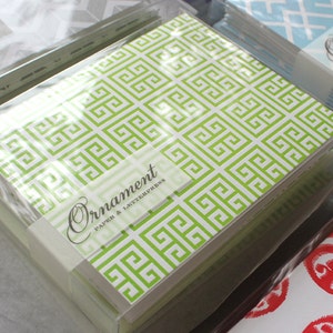 Greek Keys Letterpress Card Set - Etsy