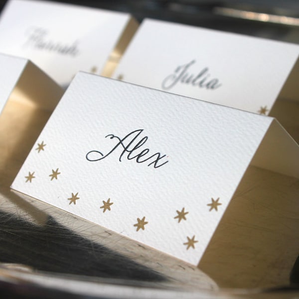 Star Place Cards - Etsy