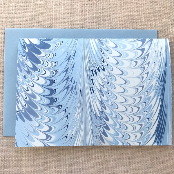 Marbled Cards - Etsy