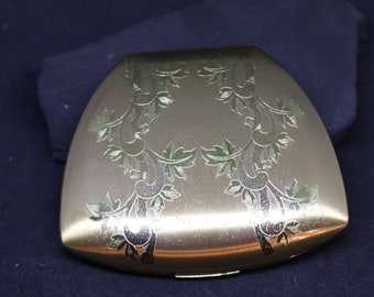 Vintage Powder Compact: elgin American Gold - Etsy
