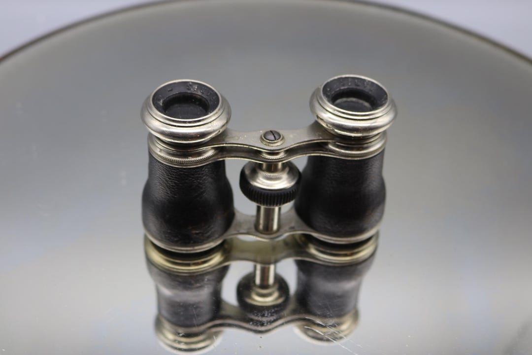 Vintage Chevalier Paris Black Leather Opera Glasses - Etsy