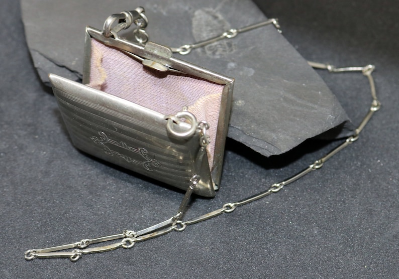 Vintage German Silver Chatelaine Evening Purse Excellent - Etsy