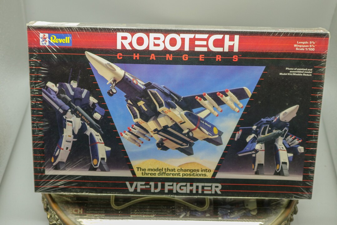 Vintage 1984 Revell Robotech Changers "vf-1j Fighter" Model Kit - MIB ...