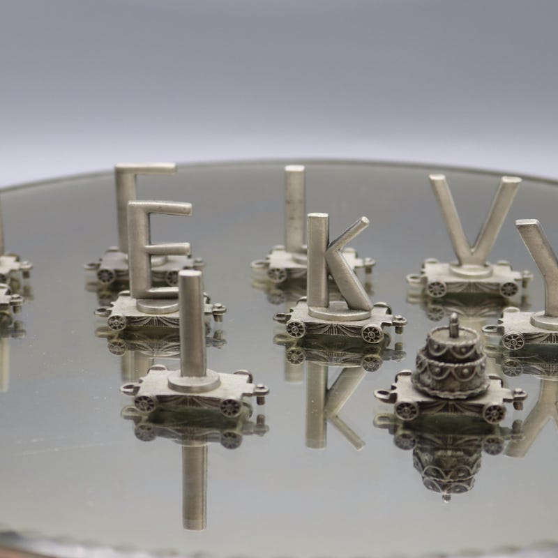 Pewter Letters - Etsy