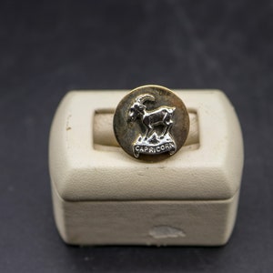 Vintage Swank "capricorn Sea Goat" Zodiac Cufflinks - Goldtone - 1970s ...