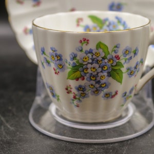 Vintage Royal Tuscan "forget-me- Not" Tea Cup & Saucer - Etsy