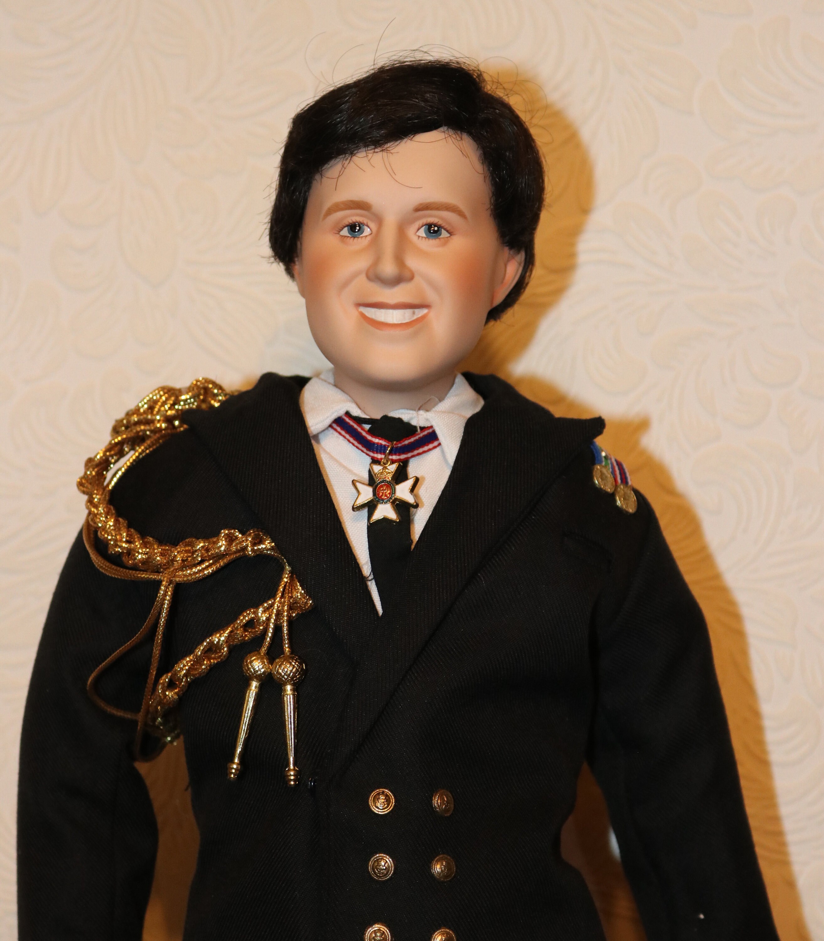 Vintage Danbury Mint "prince Andrew" Bridegroom Porcelain Doll - No COA ...