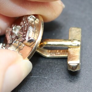 Vintage Swank "capricorn Sea Goat" Zodiac Cufflinks - Goldtone - 1970s ...