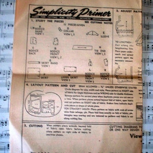 1950s Simplicity Child's One-piece Dress Pattern - 4591- Cut Complete ...