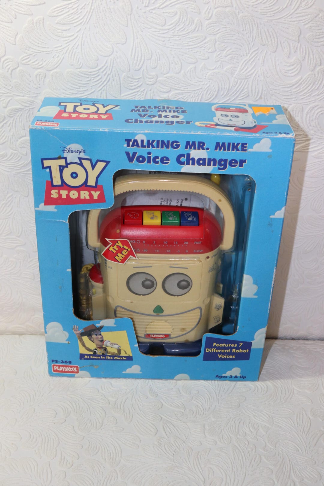 Original Vintage Toy Story 1996 Talking Mr. Mike Voice Charger PS-368 ...