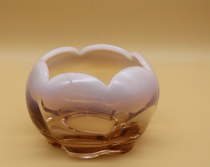 Viterra Glass Rose Bowl - Etsy