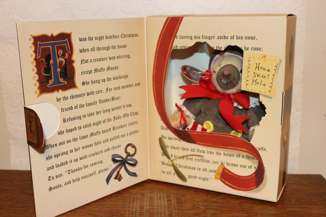 1995 Muffy Mouse twas the Bearfore Christmas Limited Edition Bear - Etsy