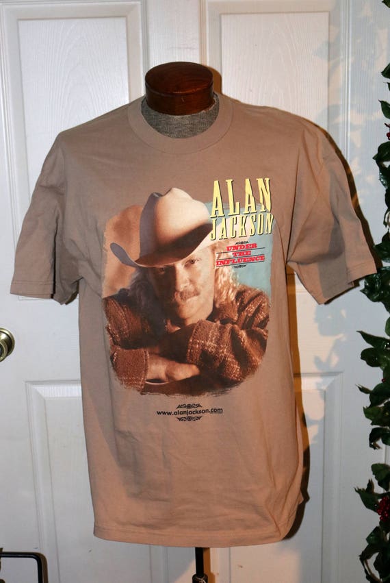 Vintage Alan Jackson Under The Influence Tour T Shi… Gem