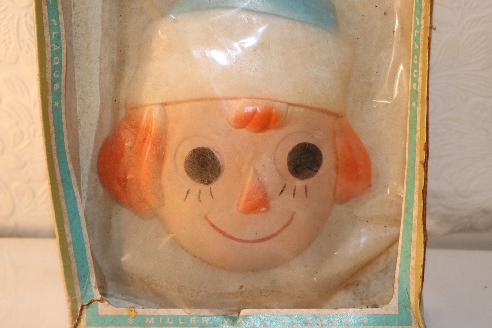 Vintage Raggedy Ann & Andy Face Wall Plagues Miller Wall - Etsy