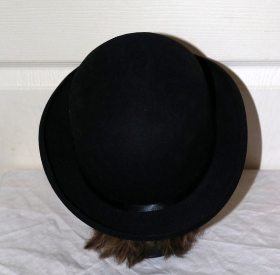 Vintage Men's Bowler Hat - Black - Maker Unknown - … - Gem