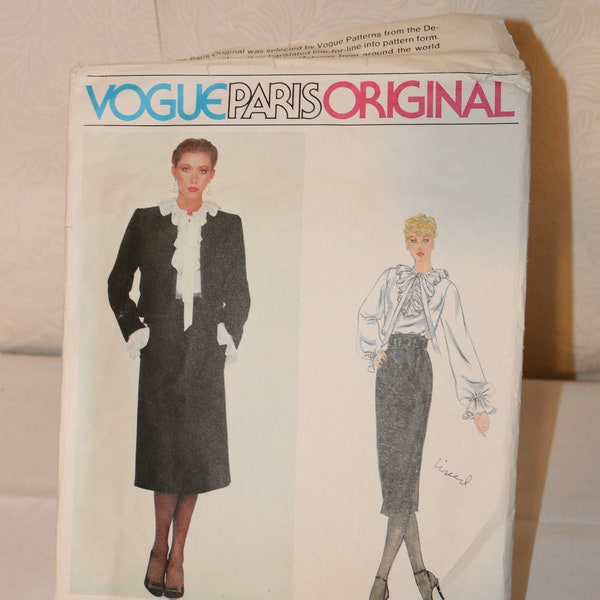 Vogue Yves Saint Laurent Patterns - Etsy