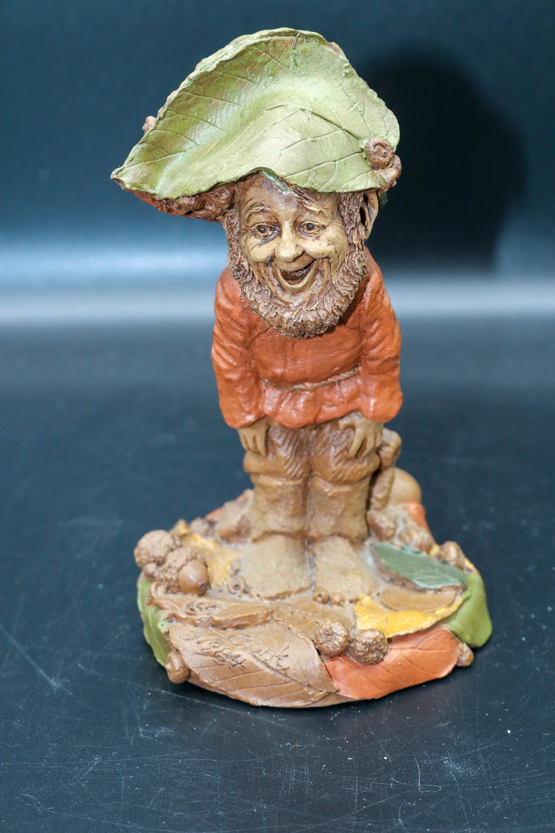 Vintage Tom Clark Gnome boo Edition 51 Dated 1984 Pecan Resin Figurine ...