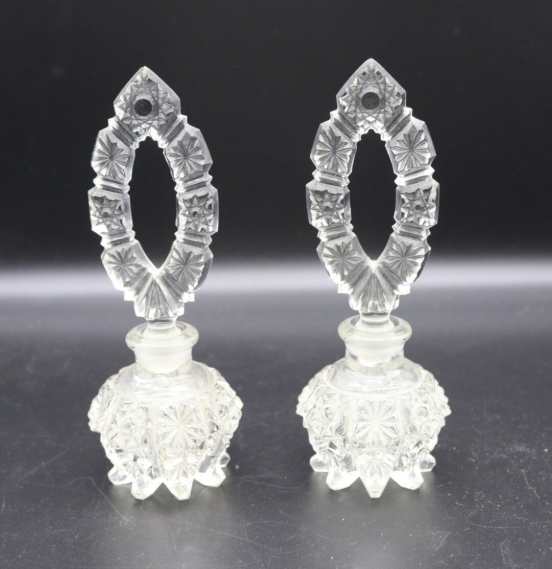 Vintage Matched Pair of Perfume Bottle - Hollywood Regency Perfume ...