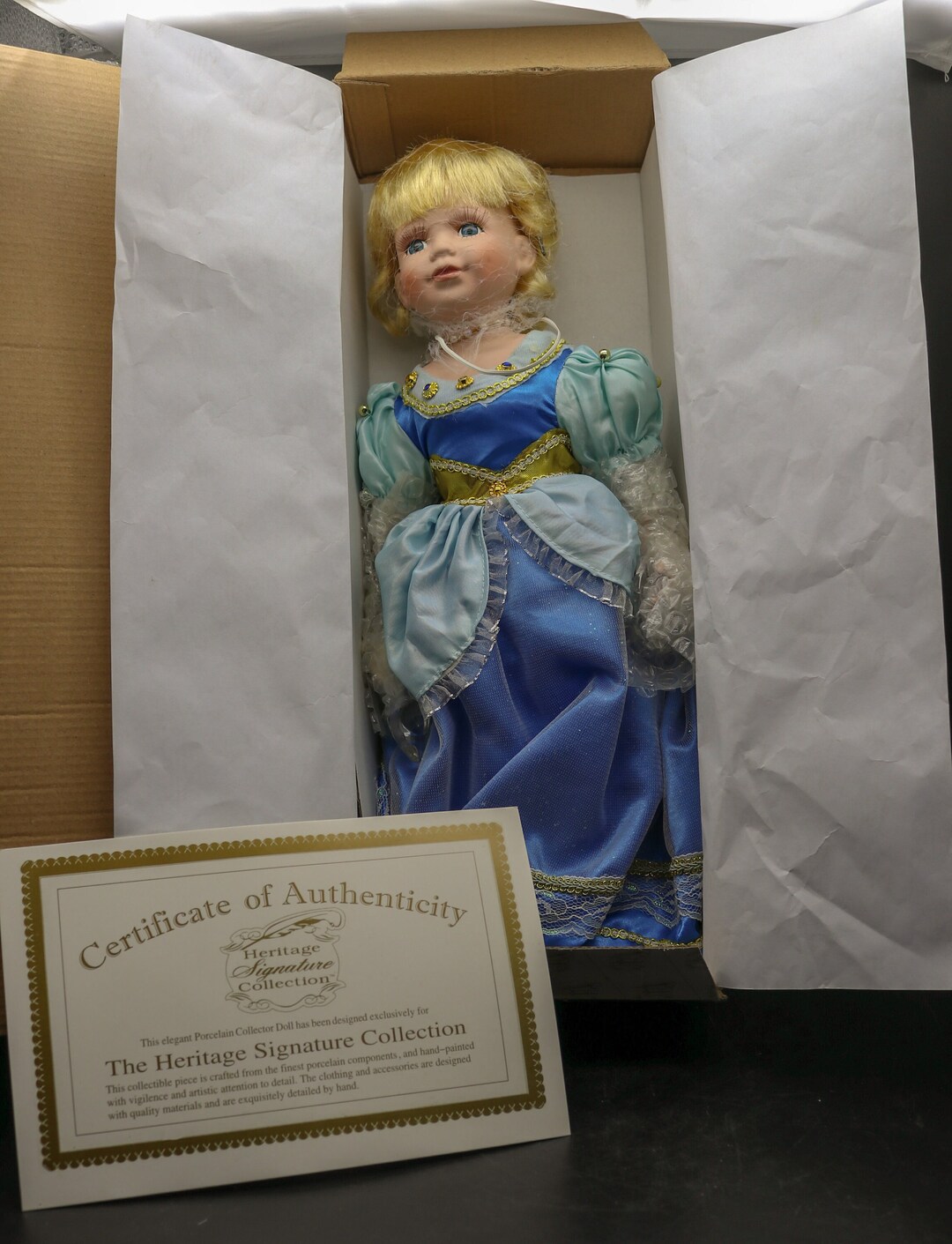 Heritage Signature Collection "princess Cynthia" Porcelain Doll ...