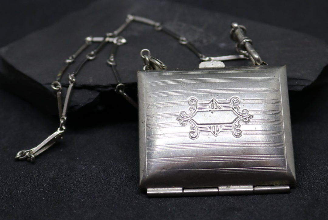 Vintage German Silver Chatelaine Evening Purse - Excellent Condition ...