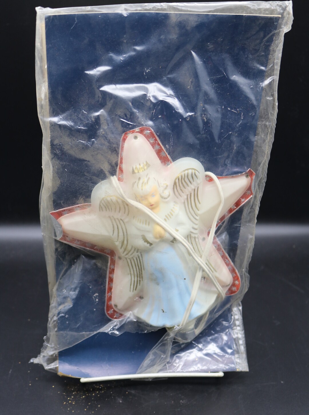 Vintage Santa Land "angel Star" Tree Topper in Original Packaging ...
