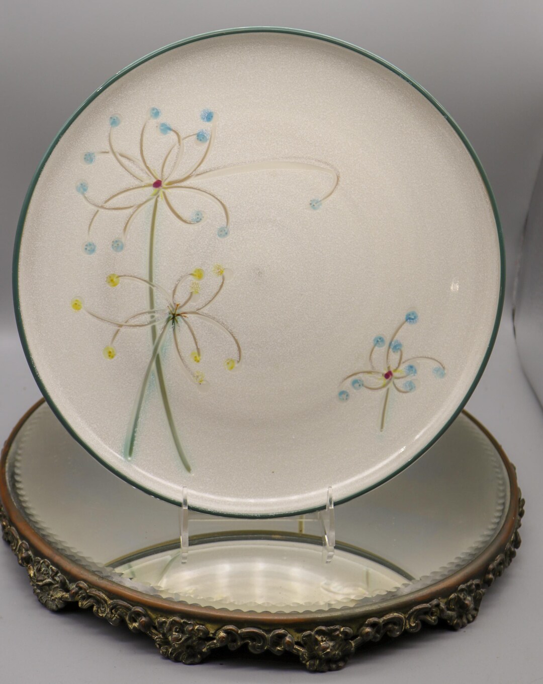 Fancrest-ware "mari" Large Round Platter - ALL Original - Mid-century ...