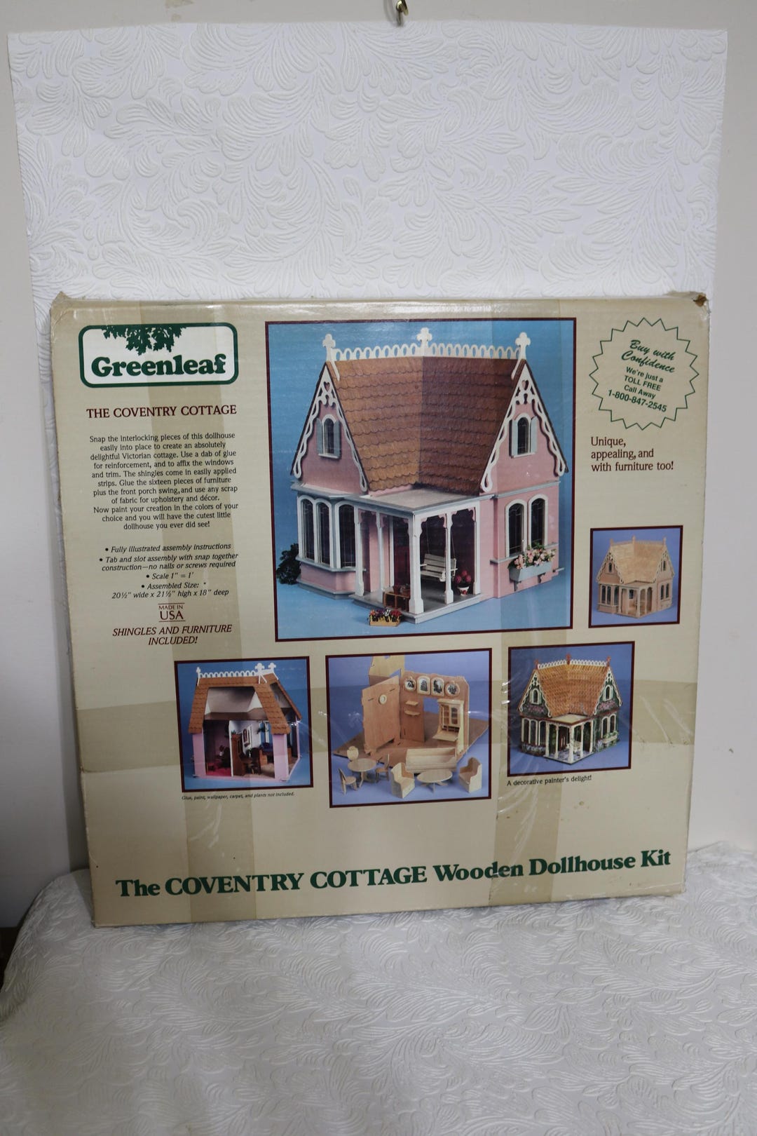 Vintage Greenleaf Coventry Cottage Dollhouse Kit: 1980s NOS Sealed - Etsy