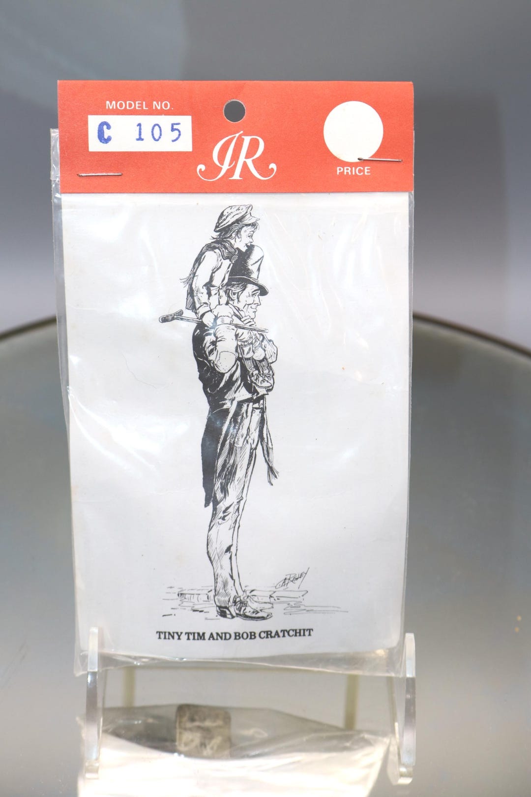 Vintage IR Imrie Risley Tiny Tim and Bob Cratchit, Christmas Carol ...