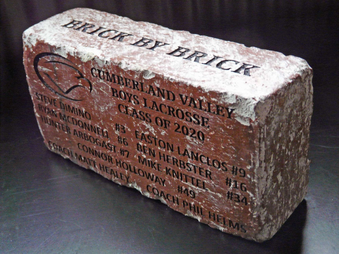 Athletic Sport Award Engraved Brick for Individual Award or | Etsy