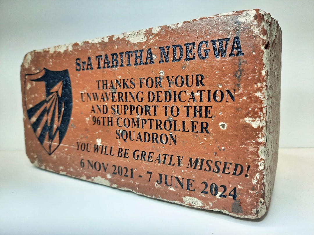 Personalized Engraved Brick: Achievement Award, Custom Logo - Etsy